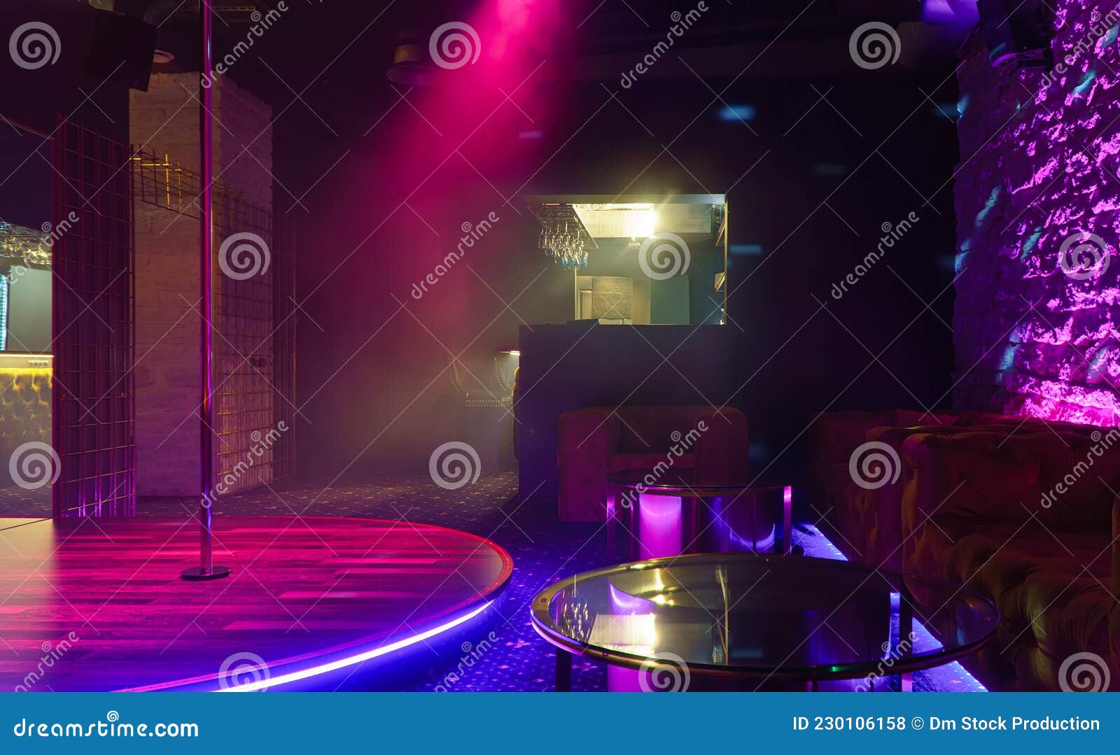 Interior de discoteca foto de archivo. Imagen de lujo - 230106158