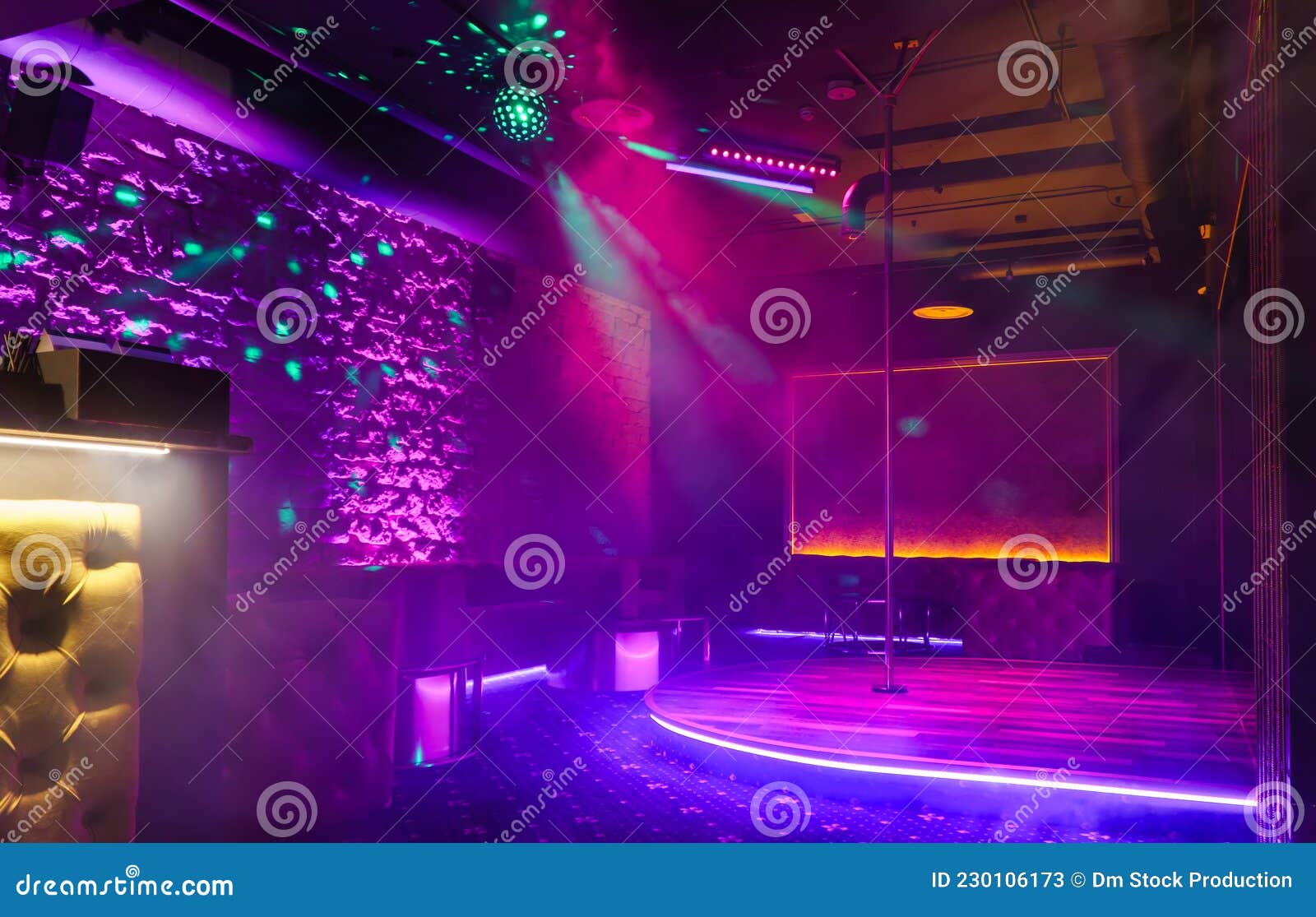 Interior de discoteca imagen de archivo. Imagen de nadie - 230106173