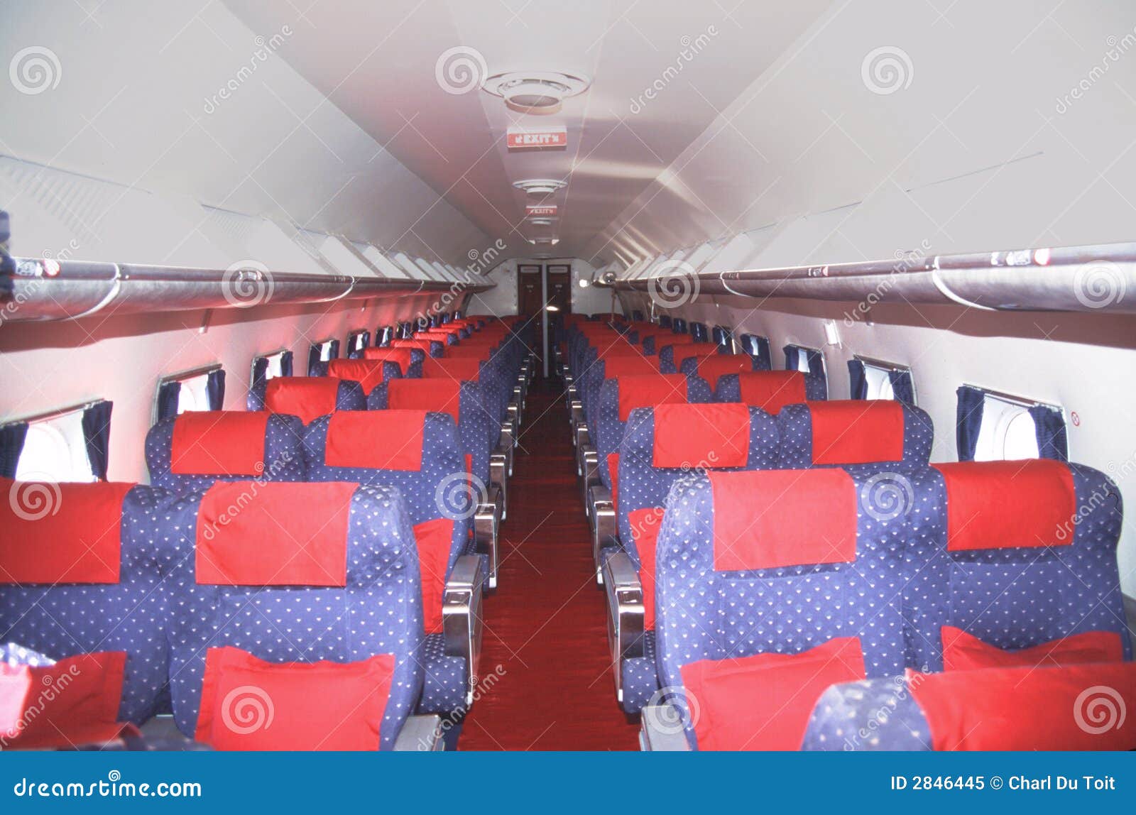 Interior De Douglas DC4 Skymaster Imagen de archivo - Imagen de ...