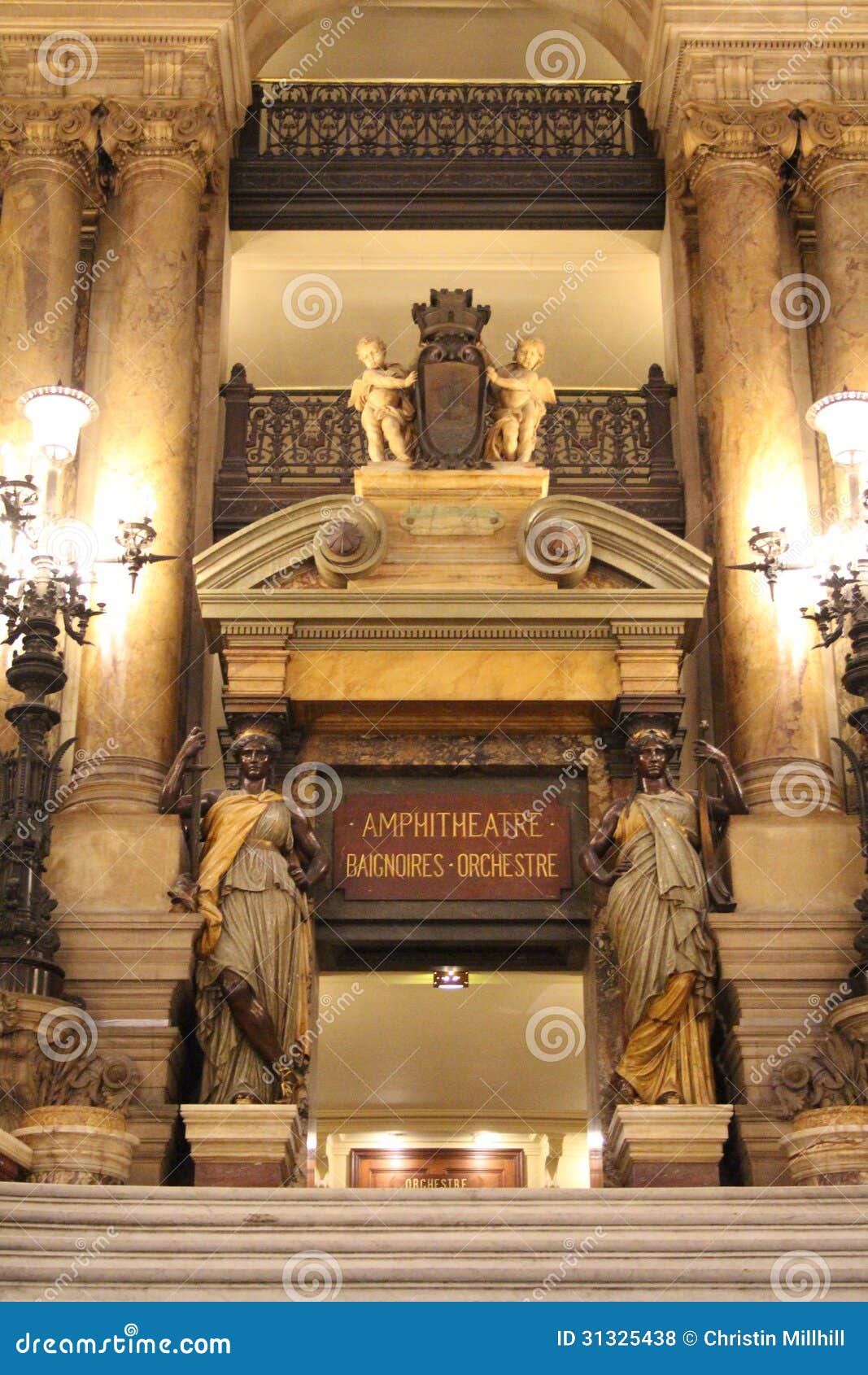 Interior De La ópera De París Foto de archivo editorial - Imagen de ...