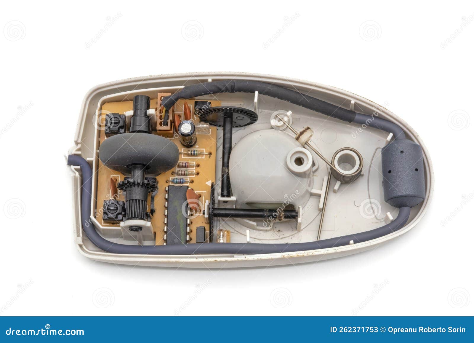 Interior De Um Mouse Mecânico Imagem de Stock - Imagem de rato ...