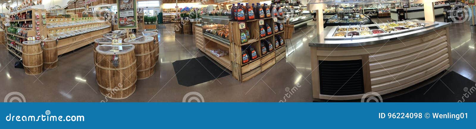 Interior De Uma Mercearia Moderna Foto de Stock Editorial - Imagem de ...