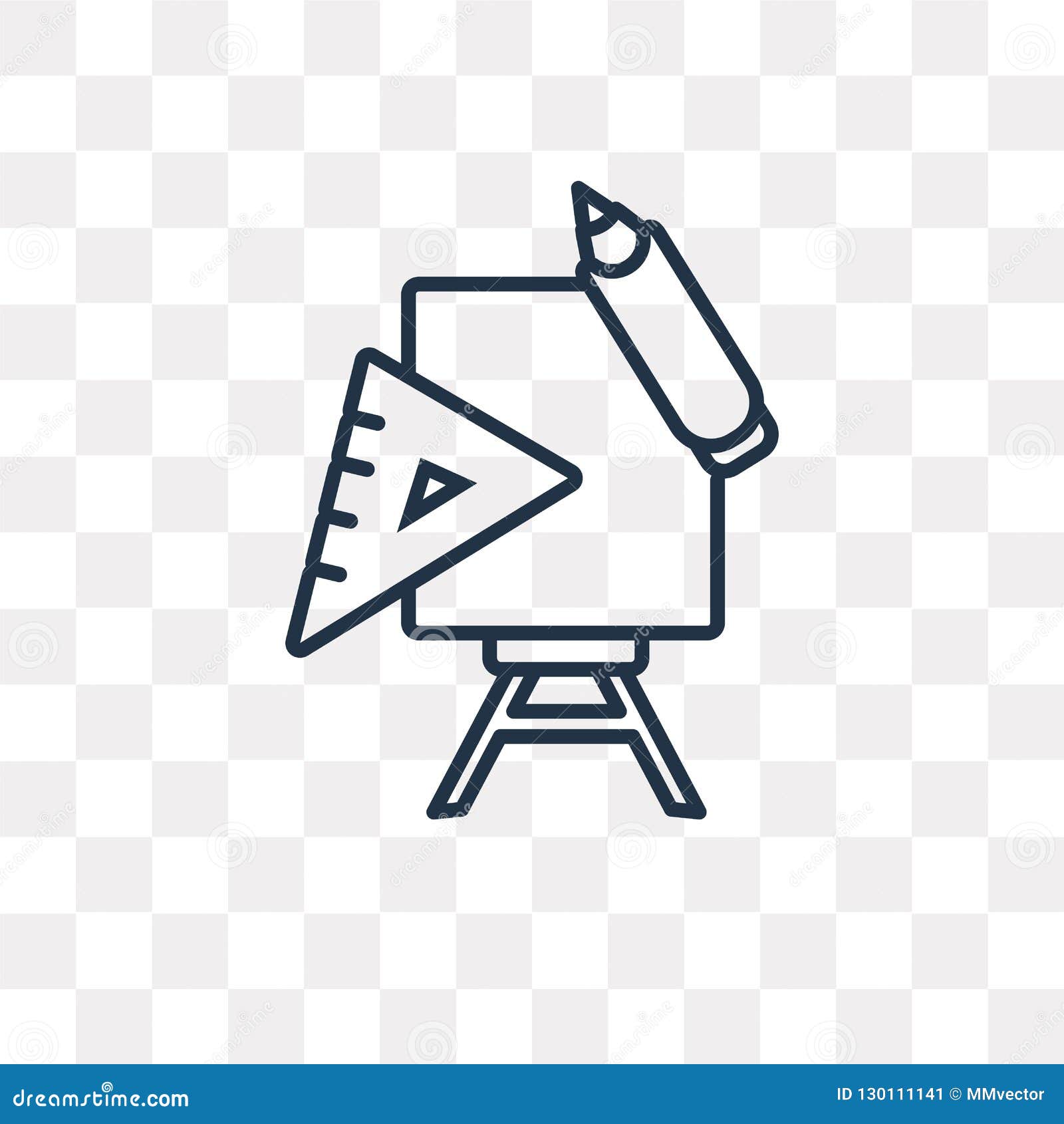 Interior De Vector Icon Isolated on Transparent Background, Line Stock ...