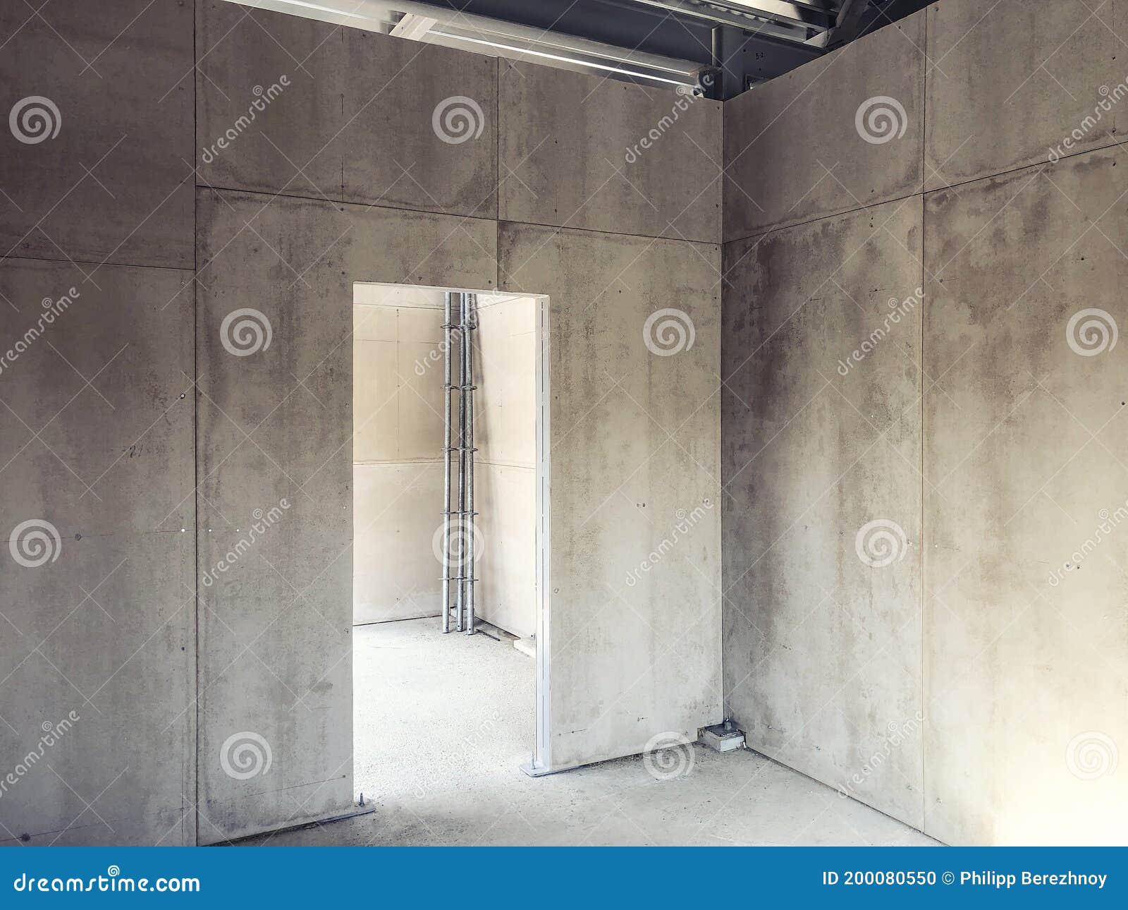 Interior Decoration of Premises with Plasterboard Sheets Stock Photo ...