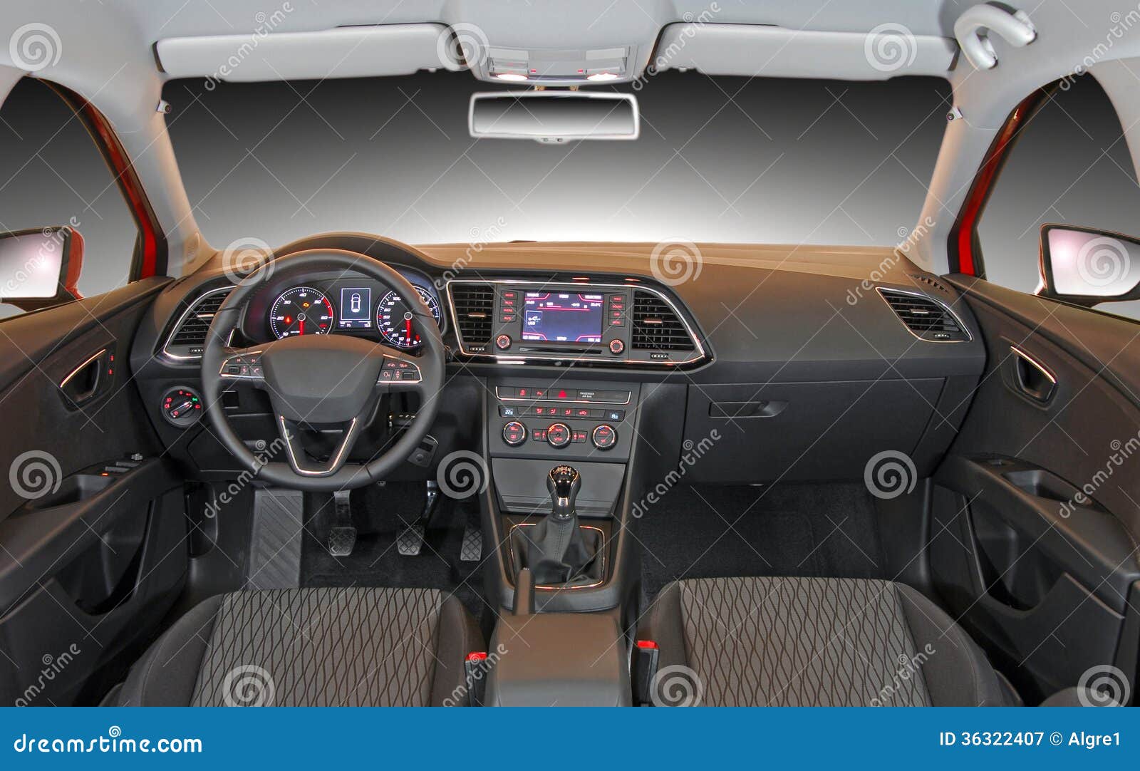 Interior del coche imagen de archivo. Imagen de correa - 36322407