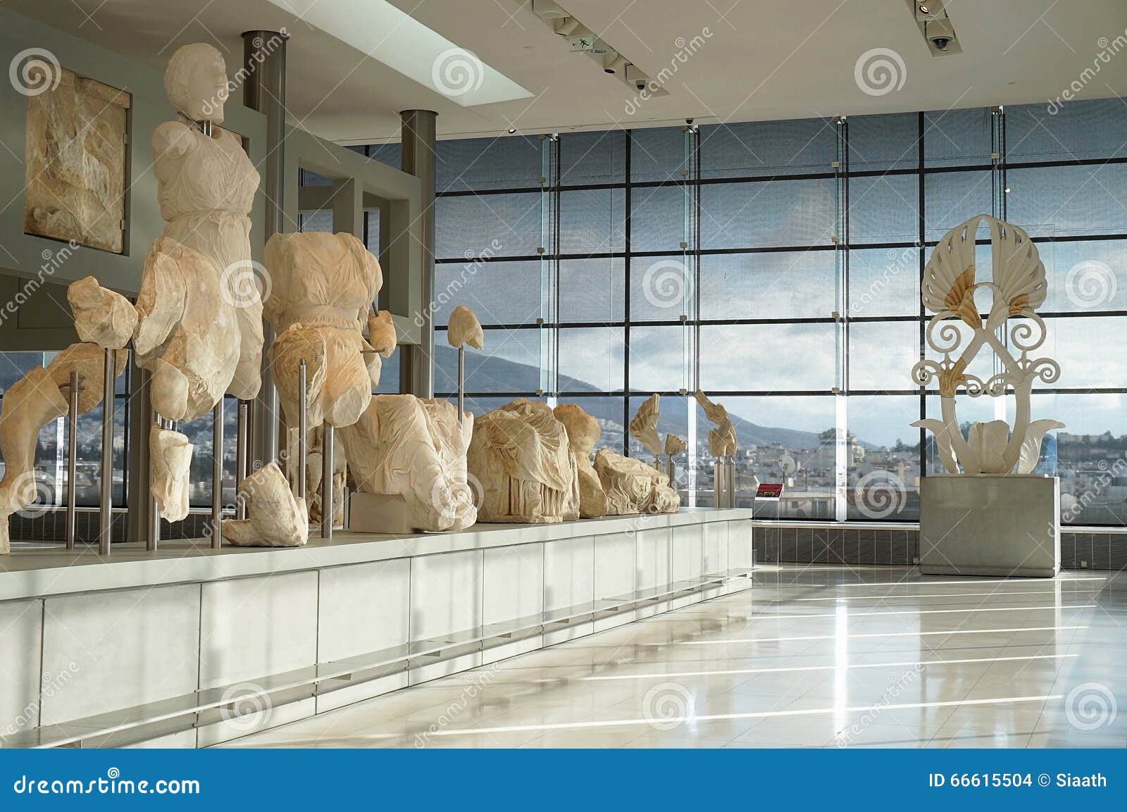 Interior Del Nuevo Museo De La Acrópolis Imagen de archivo editorial ...