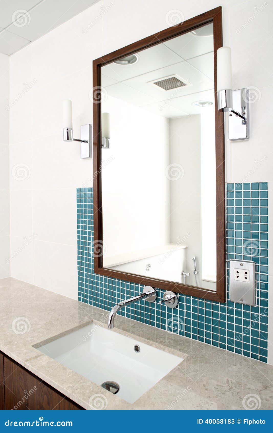 Interior Del Retrete Moderno En Estilo Europeo Imagen de archivo ...