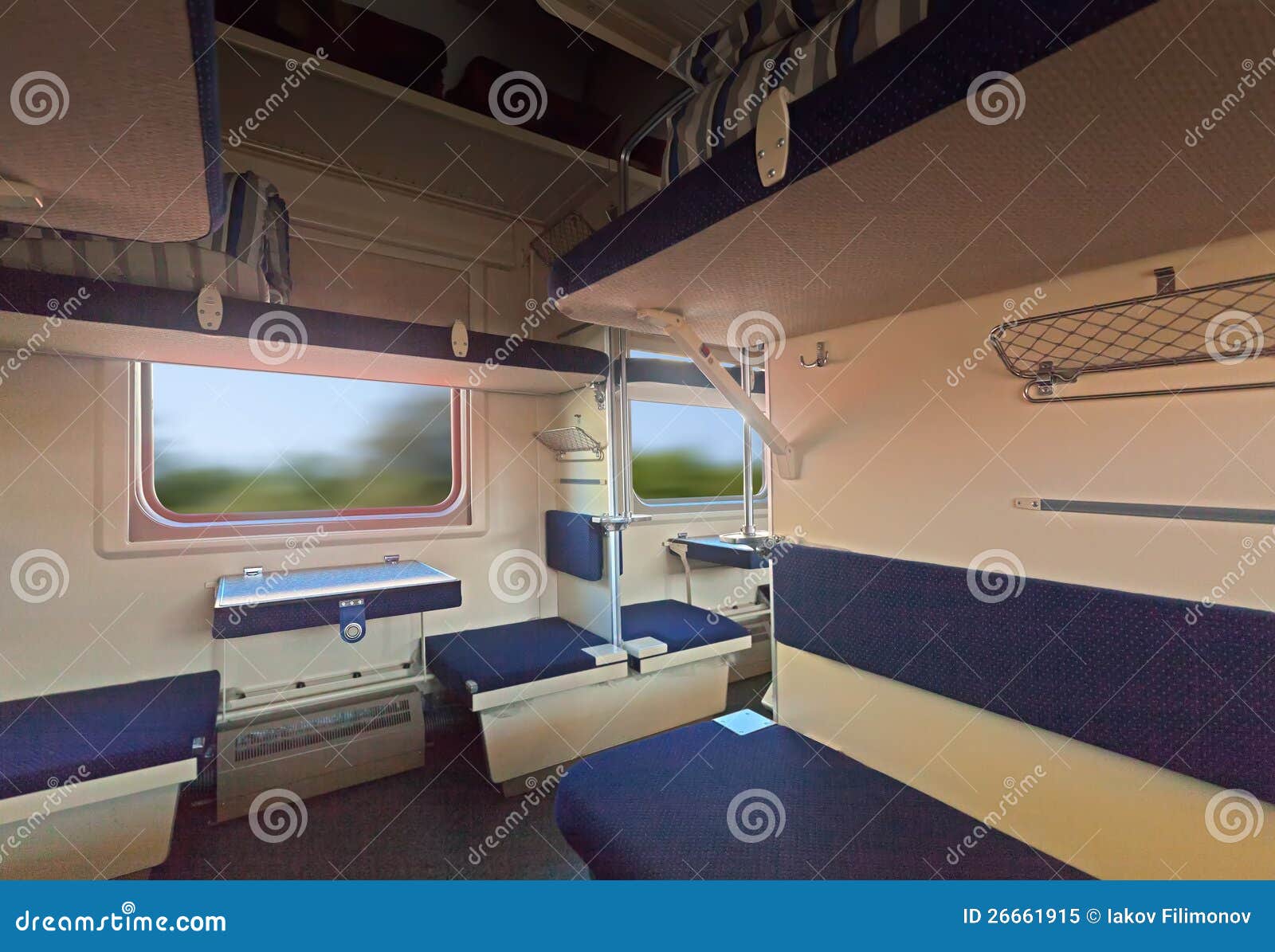 Interior Del Tren Del Durmiente Imagen de archivo - Imagen de adentro ...