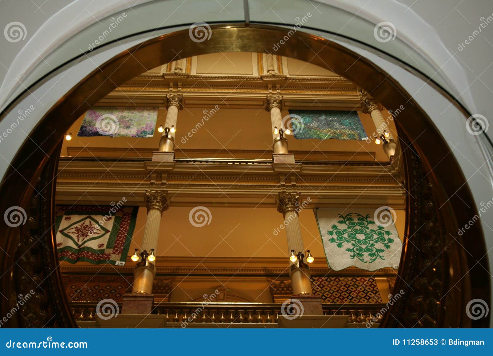 Interior of the Denver Capitol Building Stock Image - Image of ...
