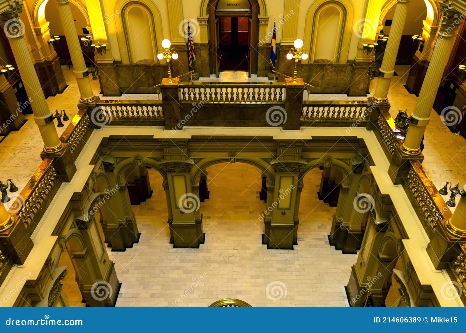 Interior of Denver Capitol Building Editorial Stock Image - Image of ...