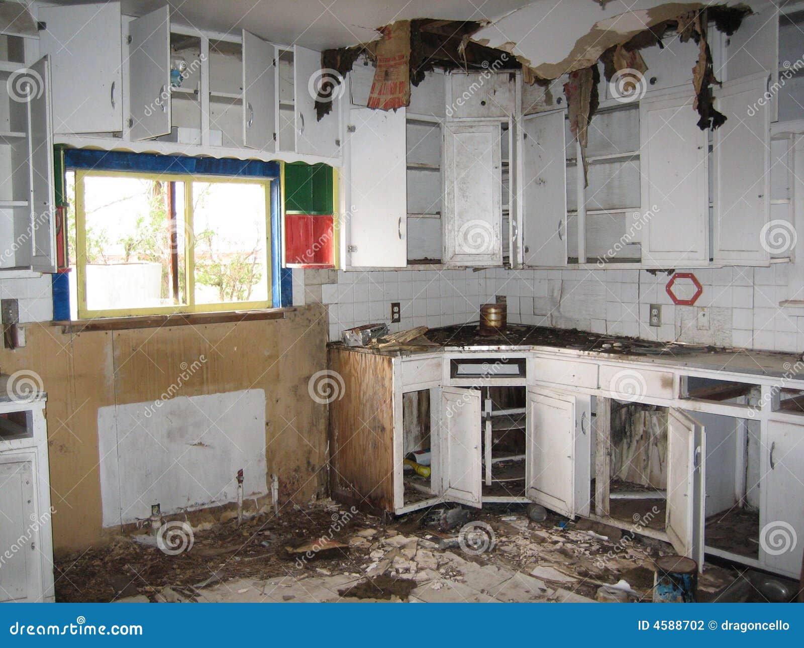 Interior of Derelict House stock photo. Image of neglected - 4588702
