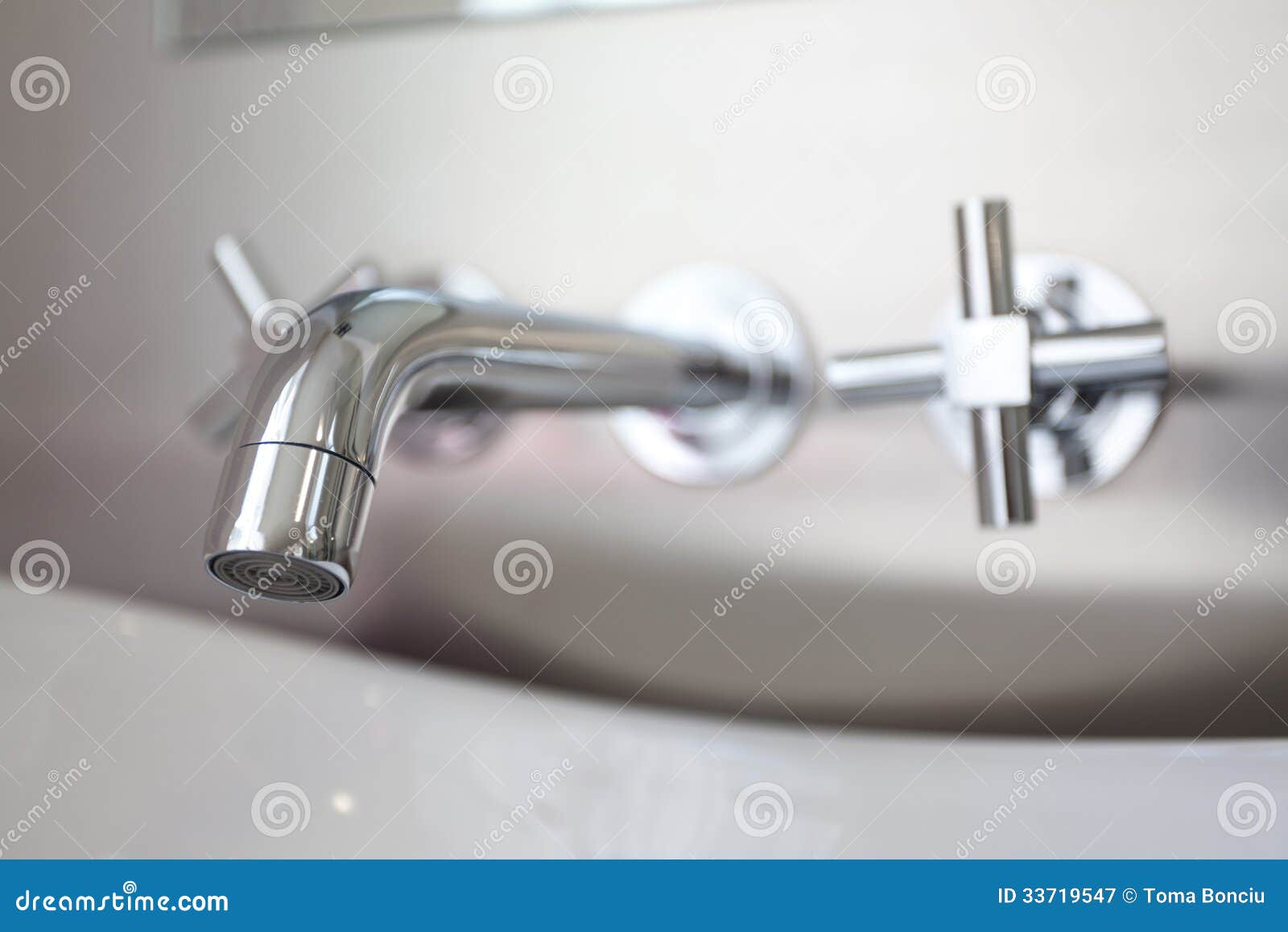Interior Design Bathroom Sink Element Stock Image - Image of bright ...