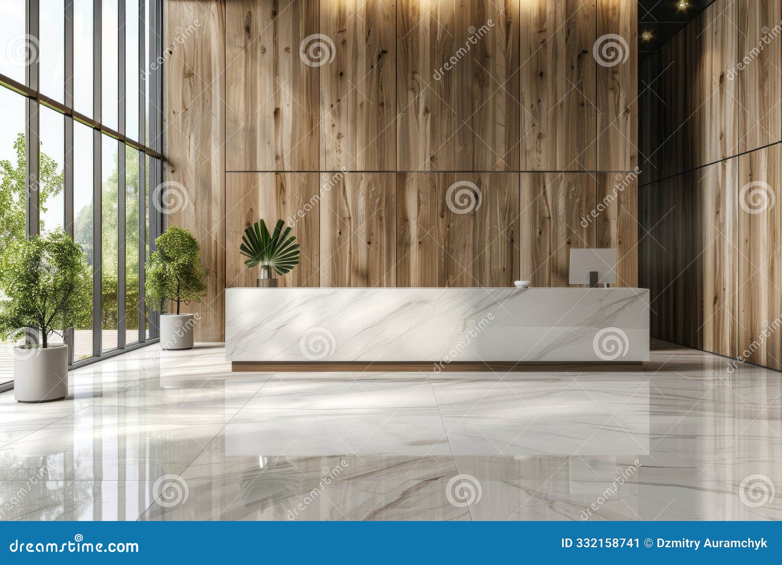 The Interior Design of a Beautiful and Elegant Reception Area that ...