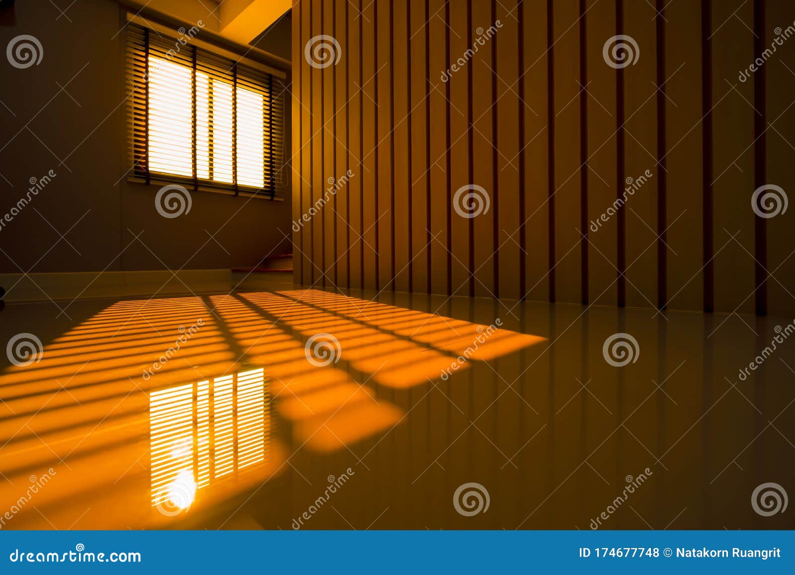 Interior Design, a Beautiful Pattern of Shiny Window Reflex on Ceramic ...