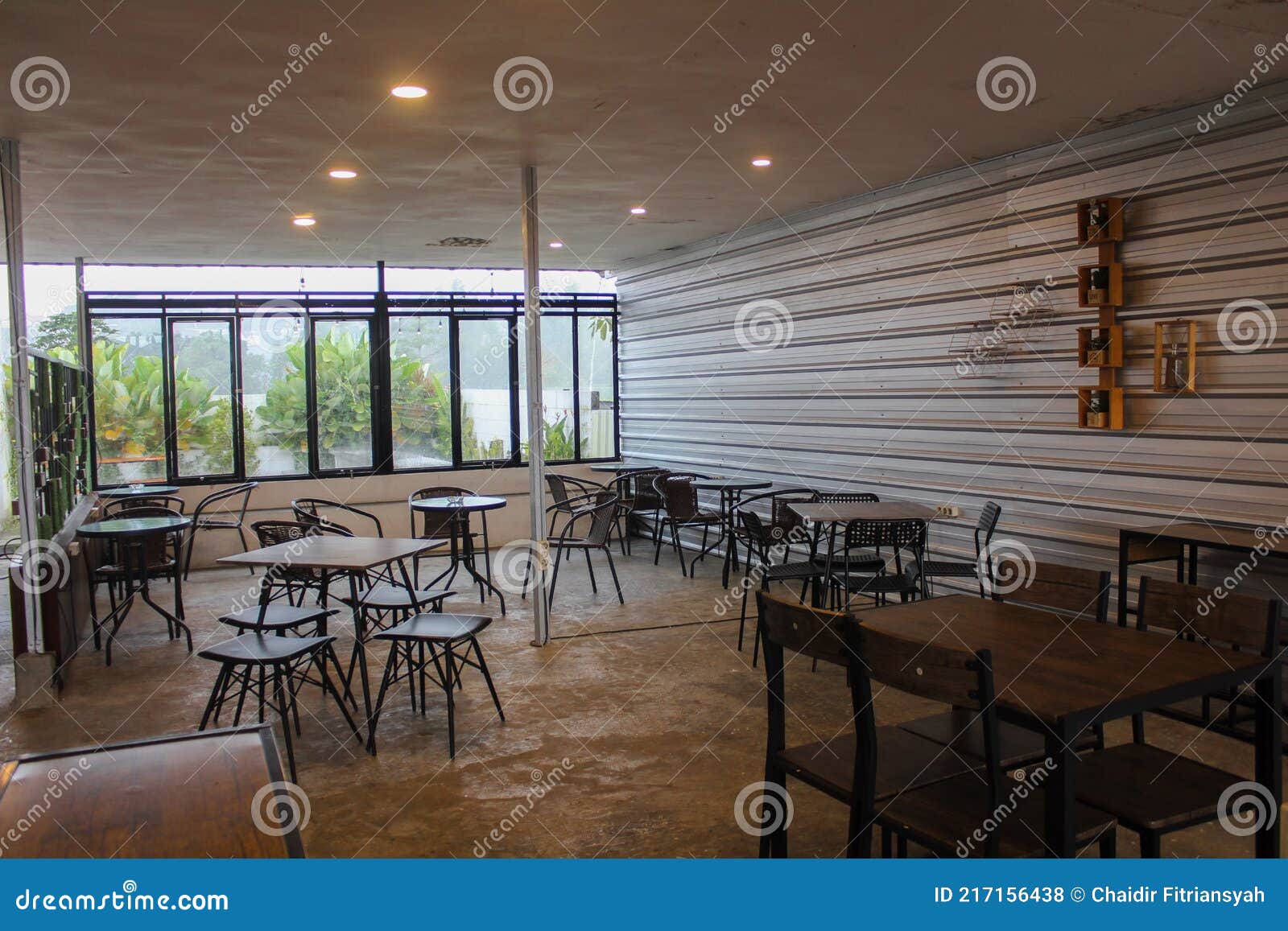 Interior Design in Cafe Room Stock Photo - Image of design, beautiful ...