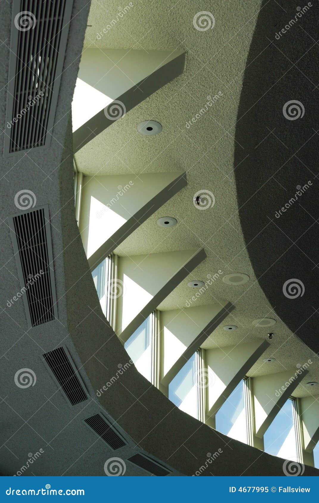 Interior Design of the Calgary Tower Stock Image - Image of ...