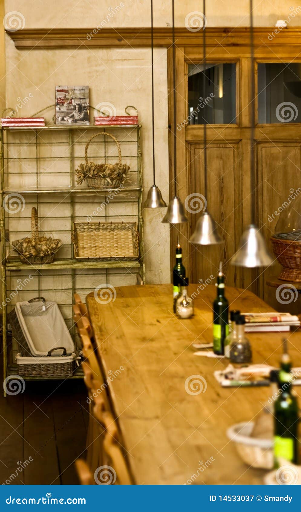 Interior Design of Charming Bakery, Brasserie Stock Image - Image of ...