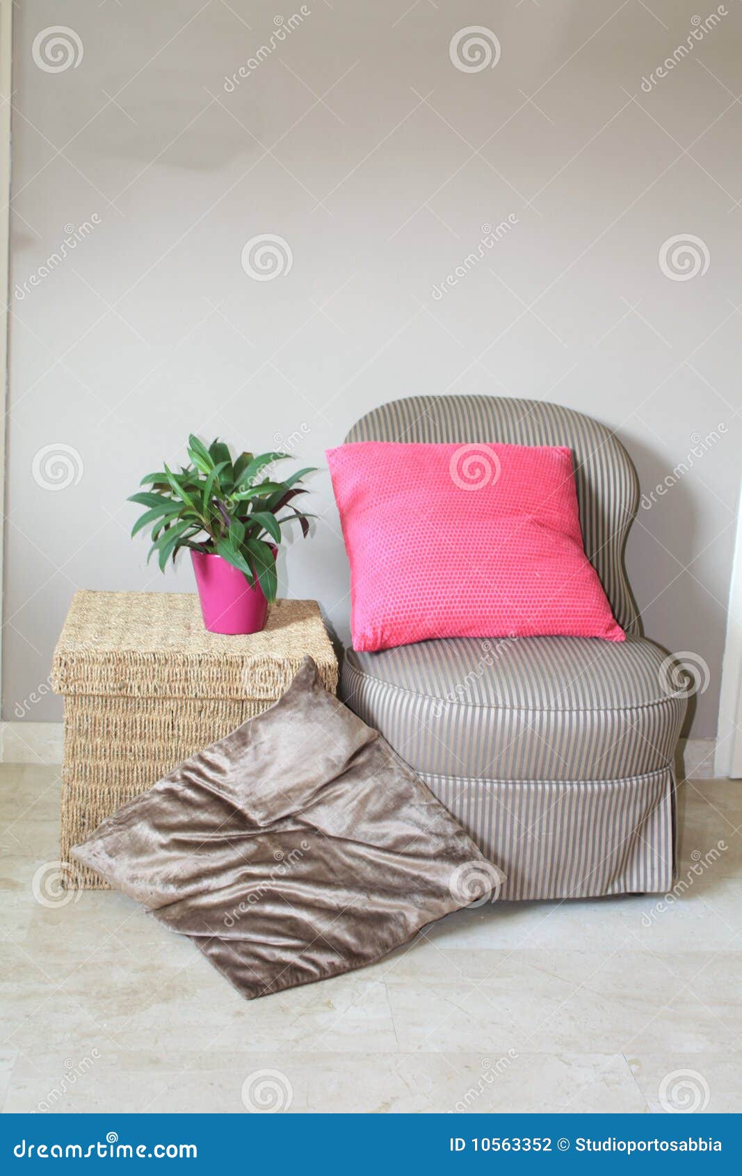 Interior Design: Classic Chair Stock Photo - Image of living, light ...
