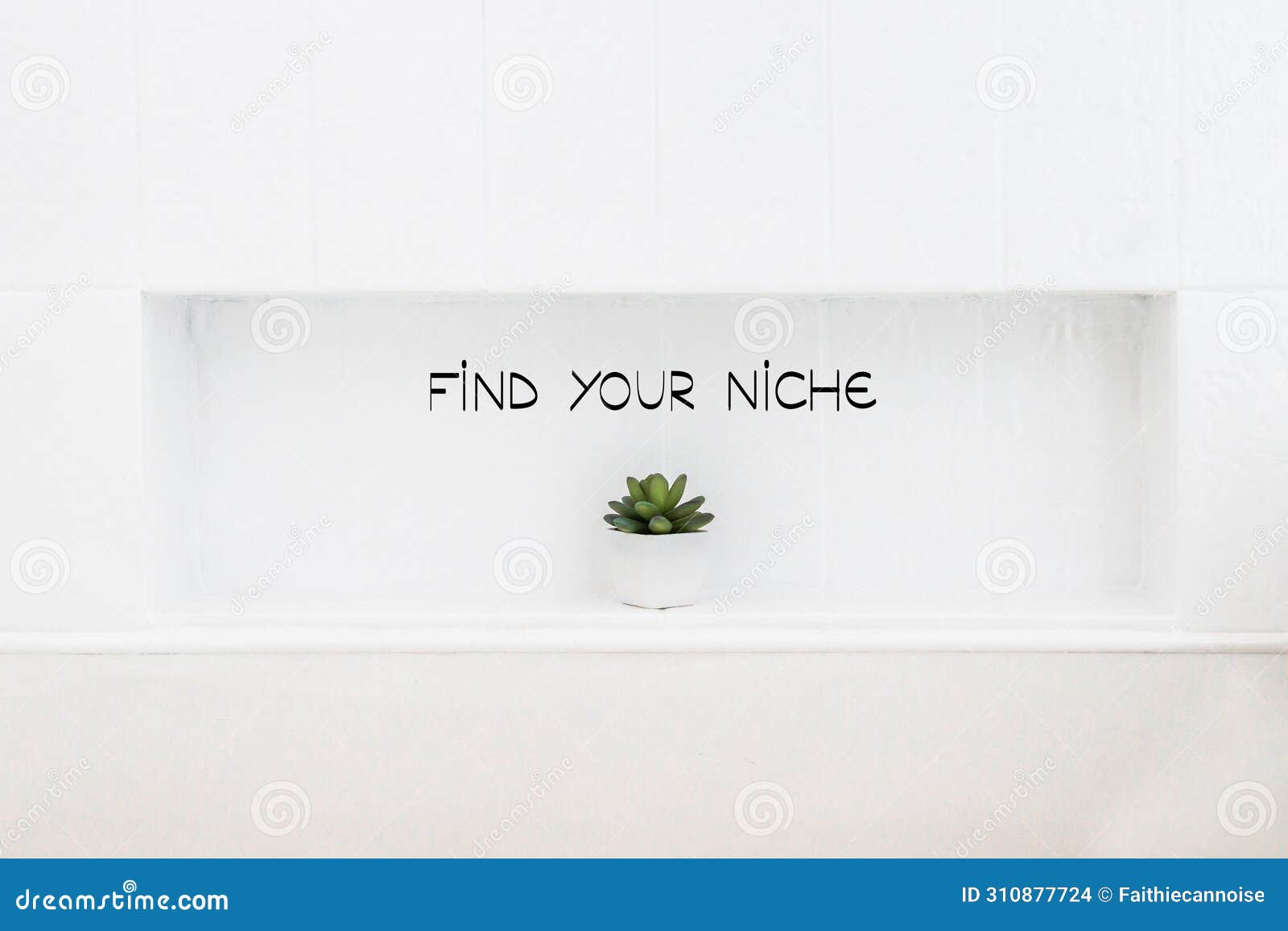Interior Design Concept or Metaphor of Finding a Niche in Business ...