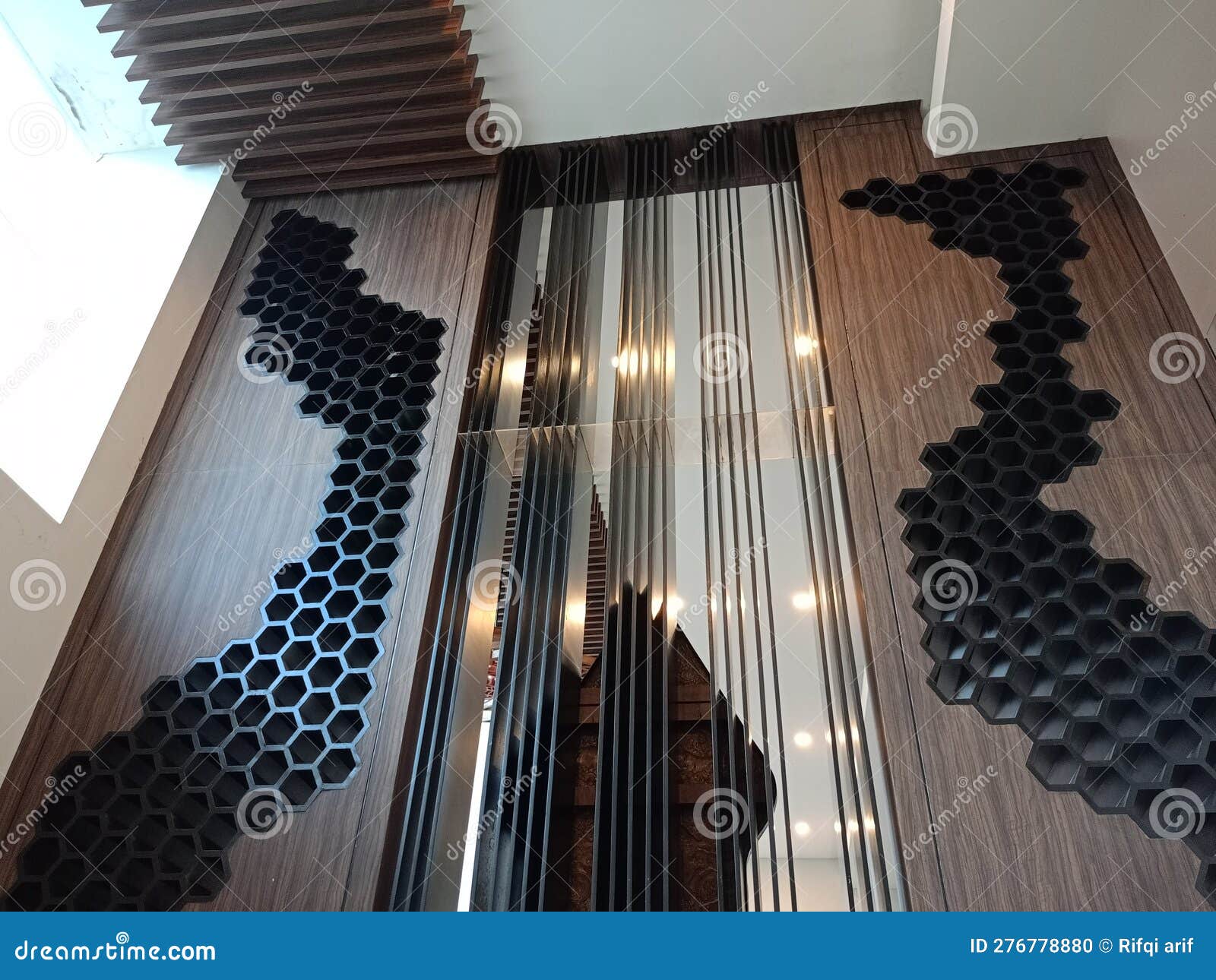 Interior Design with the Concept of a Wasp House Stock Photo - Image of ...