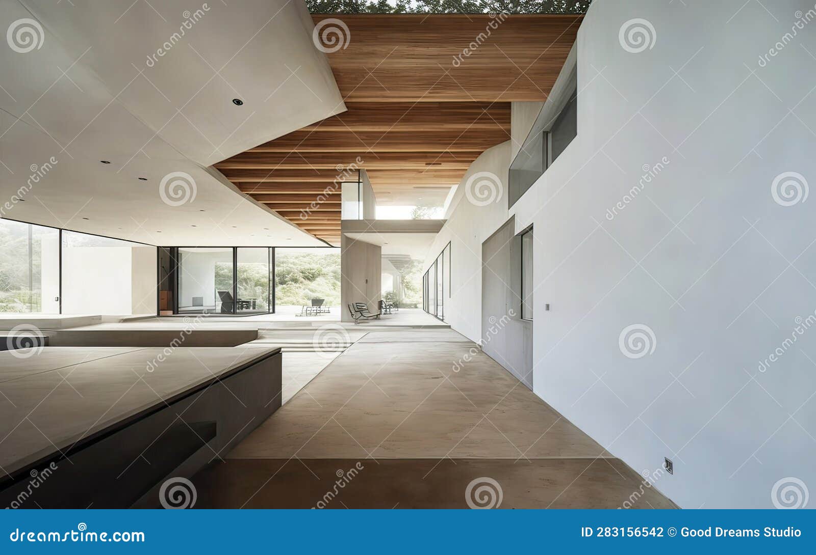 The Interior Design of the Corridor is Perfectly Connected and Modern ...