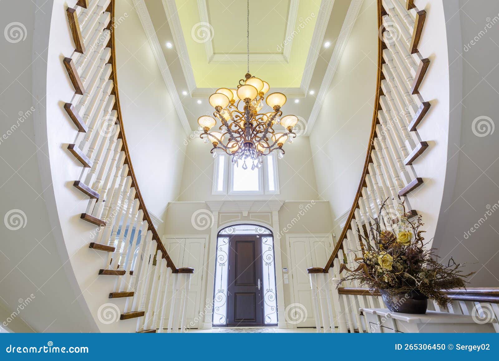 Interior Design of Custom Build House Stock Photo - Image of detail ...