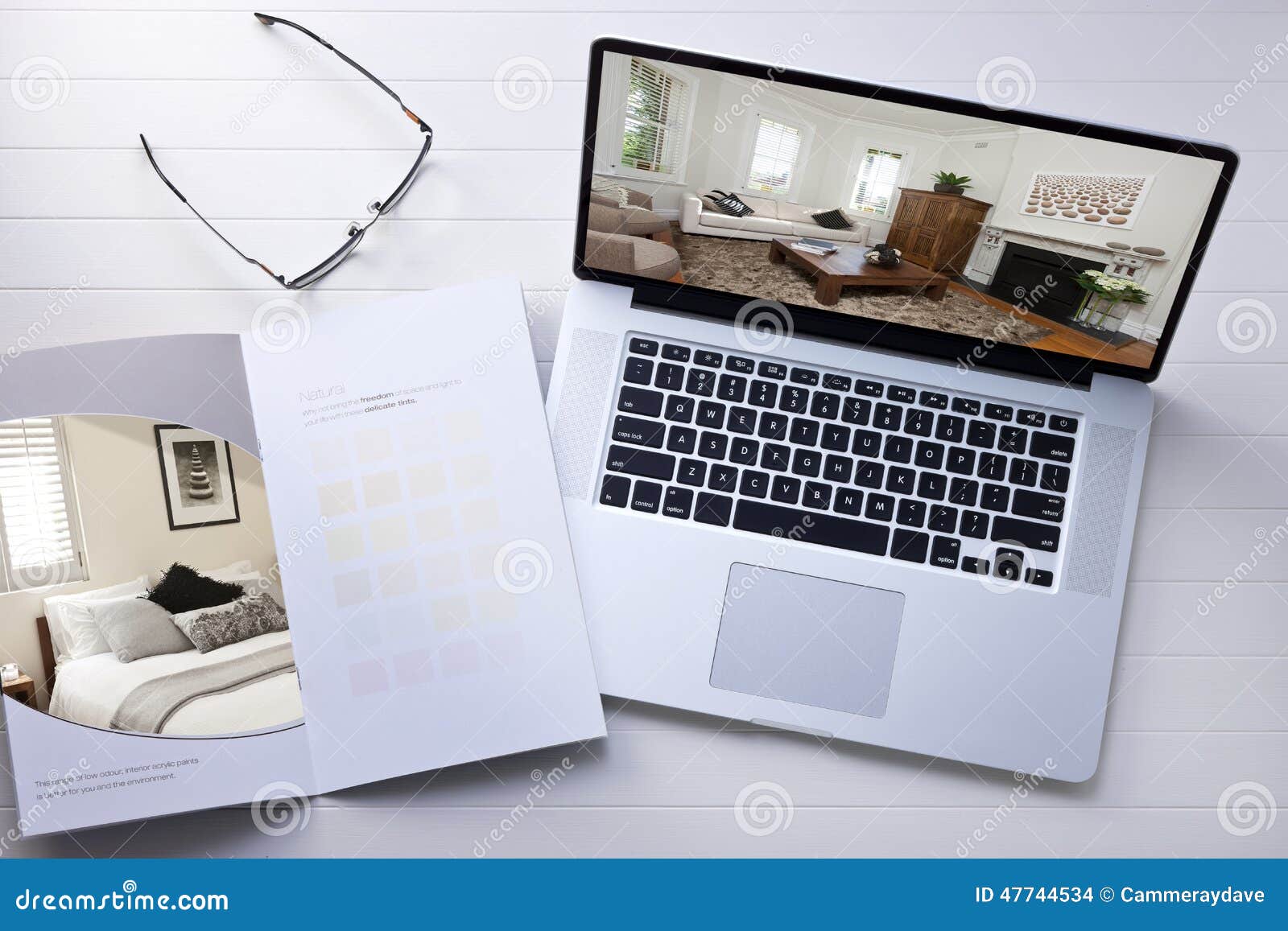 Interior Design Del Computer Fotografia Stock - Immagine di estratto ...