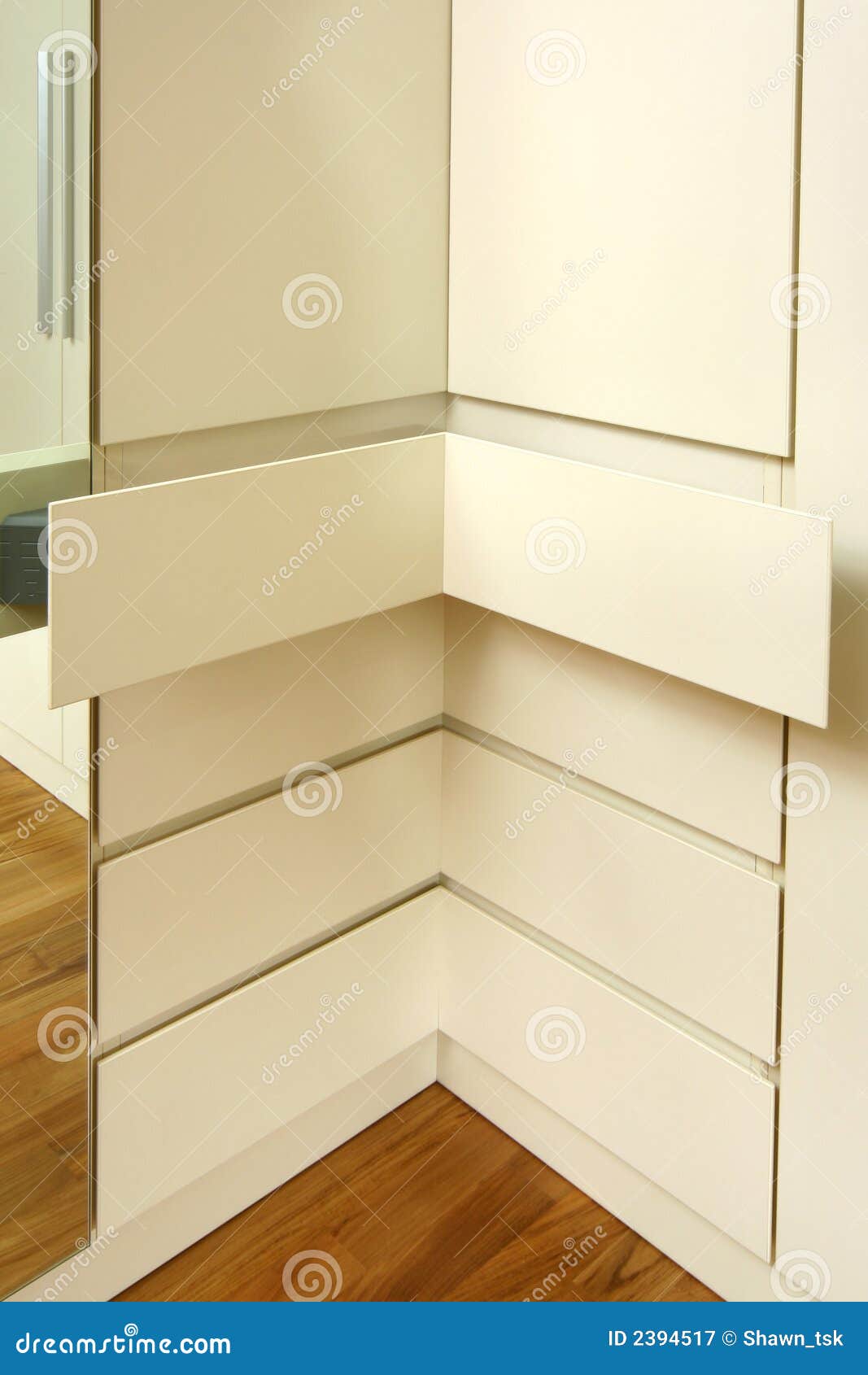 Interior design - drawers stock image. Image of wall, wardrobe - 2394517