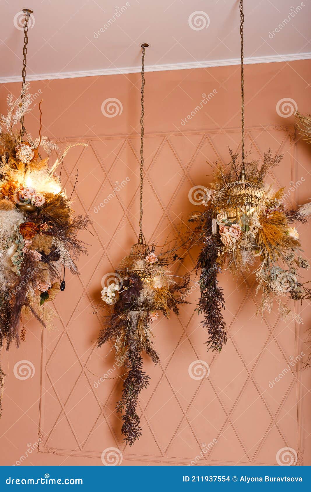 Interior Design with Dryflowers Stock Photo - Image of home, beautiful ...