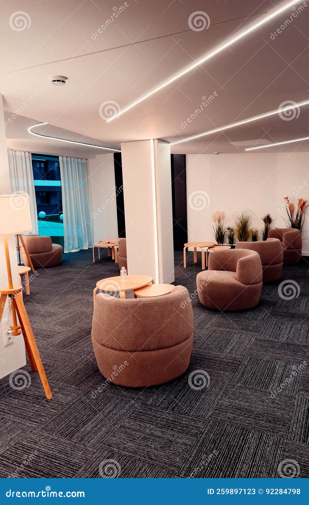 Interior Design First Floor Stock Image - Image of chair, flooring ...