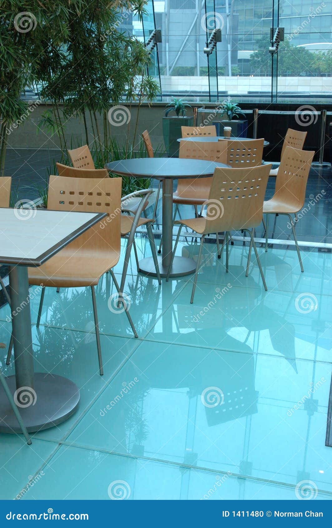 Interior Design of Food Court Area Stock Photo - Image of public ...