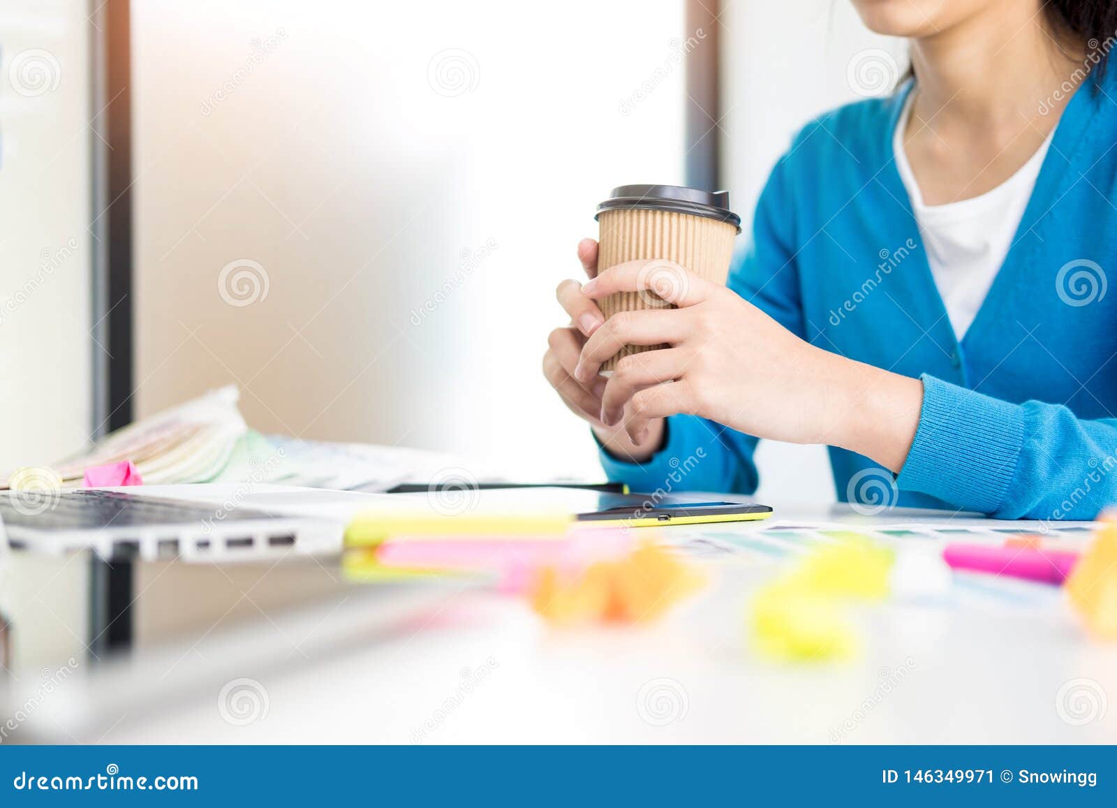 Interior Design or Graphic Designer Renovation and Technology Concept ...