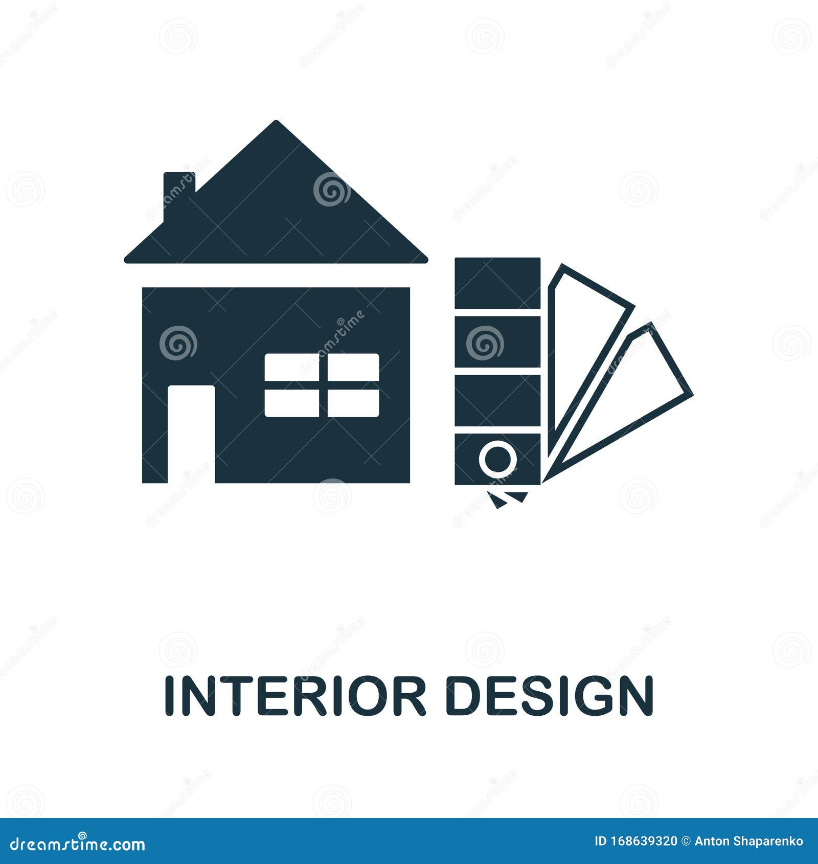 Interior Design Icon. Simple Element from Design Technology Collection ...