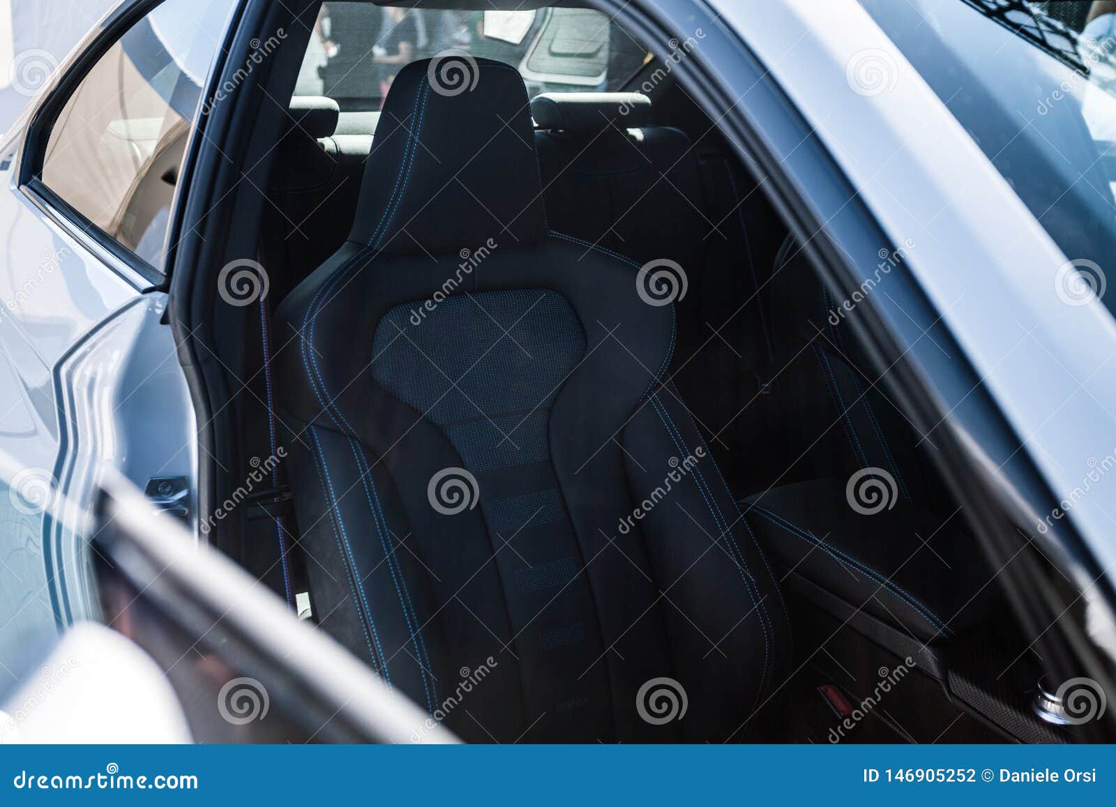 Interior Design of a Luxury Supercar Stock Photo - Image of shift ...