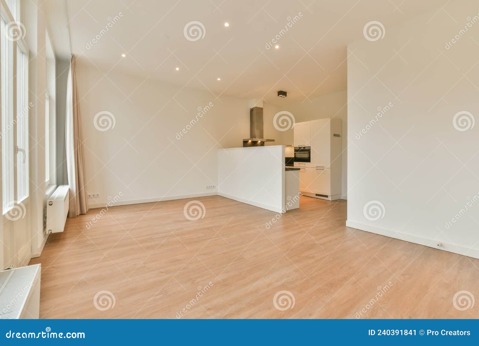 Fully equipped kitchen stock image. Image of wall, home - 240391841