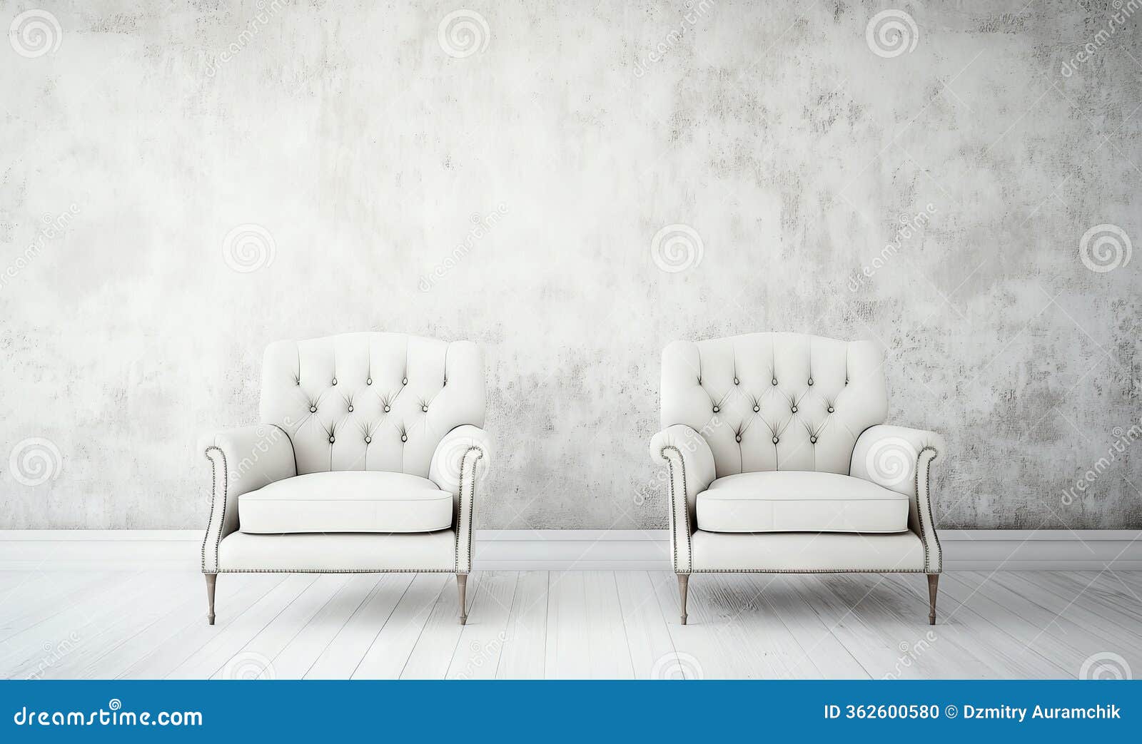 Interior Design of a Modern Loft Lounge and Living Room, Complete with ...