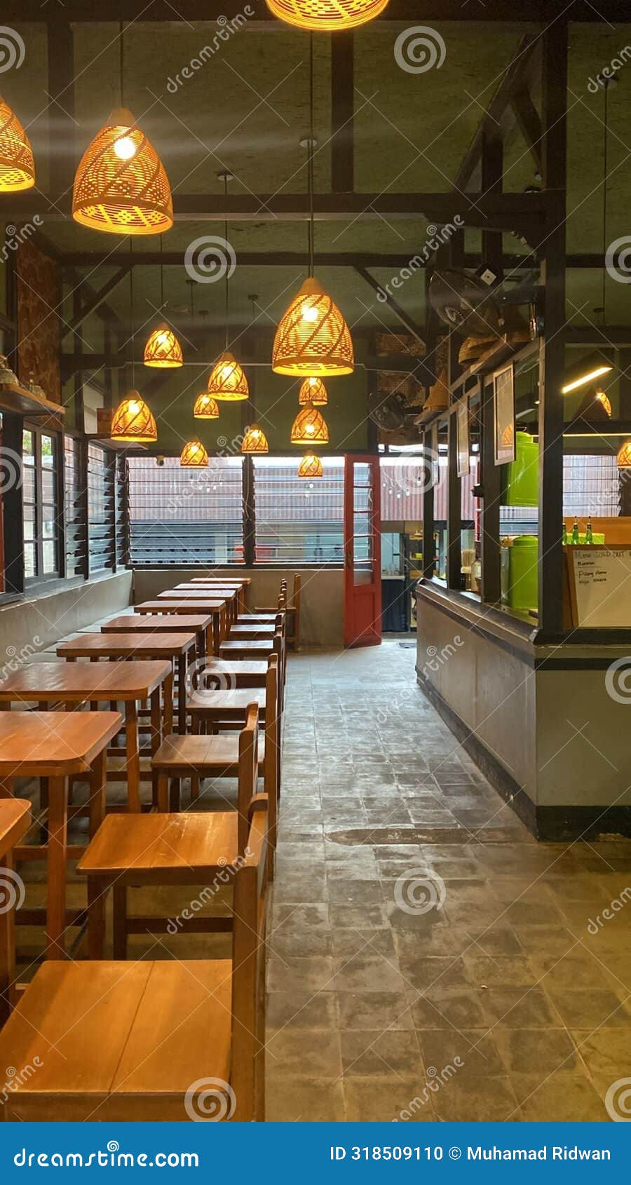 Interior Design of Old Restaurant Stock Photo - Image of interior ...