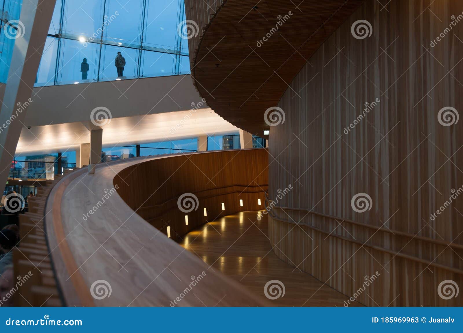 Interior Design of the Opera House of Oslo Editorial Stock Photo ...