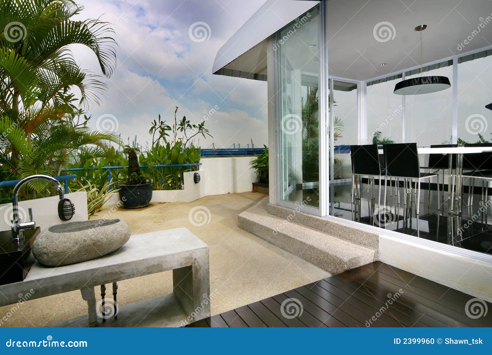 Interior design - outdoor stock photo. Image of tiles - 2399960