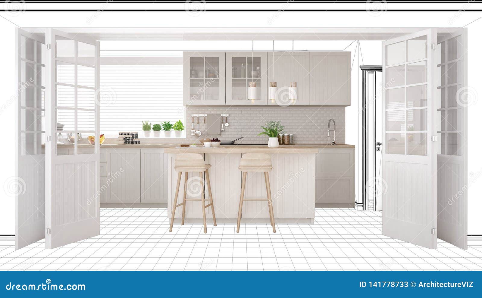 Interior Design Project Draft, Work in Progress Concept Idea, Real ...