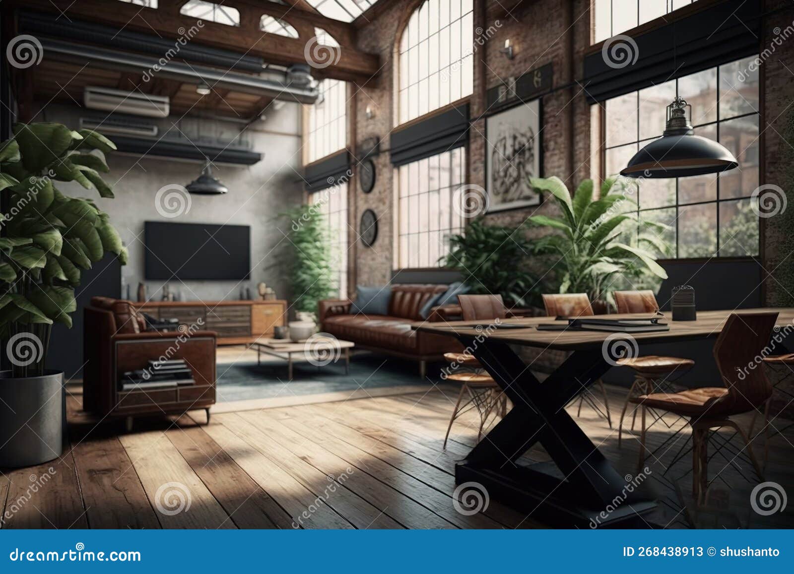 An interior Design stock illustration. Illustration of contemporary ...