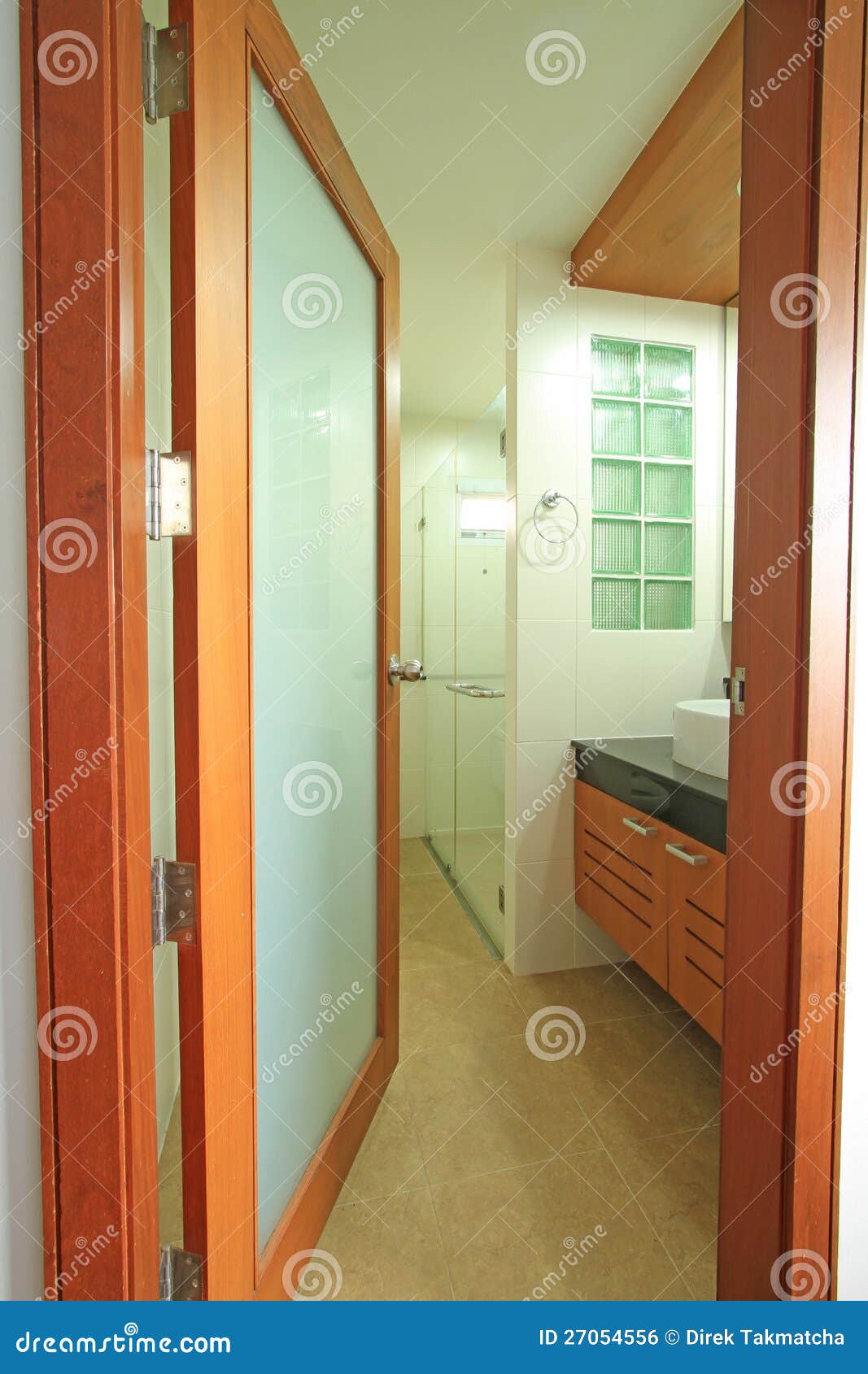 Interior Design of Rest Room Stock Photo - Image of brown, hall: 27054556
