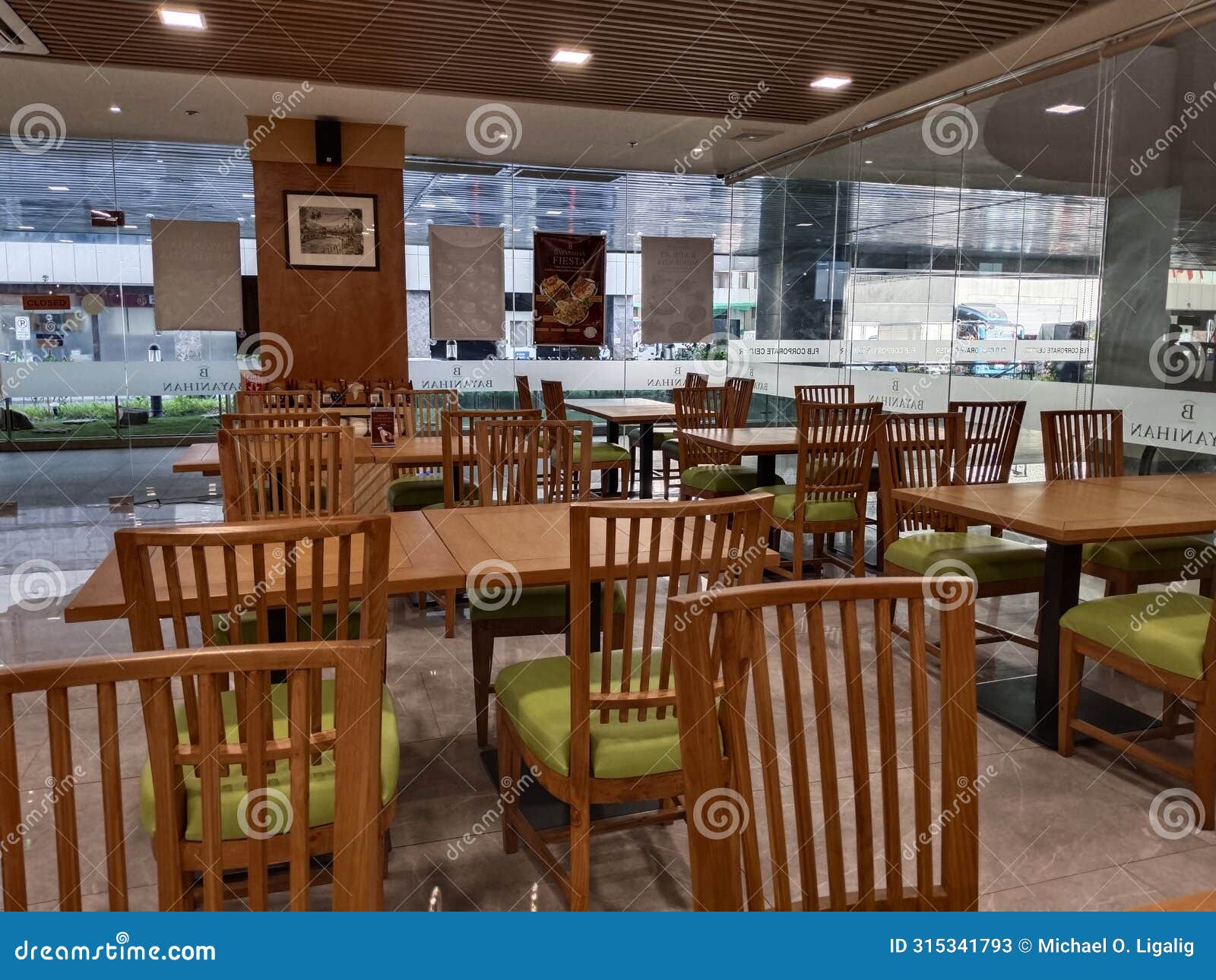 Interior Design of Restaurant in Cebu, Philippines Stock Image - Image ...