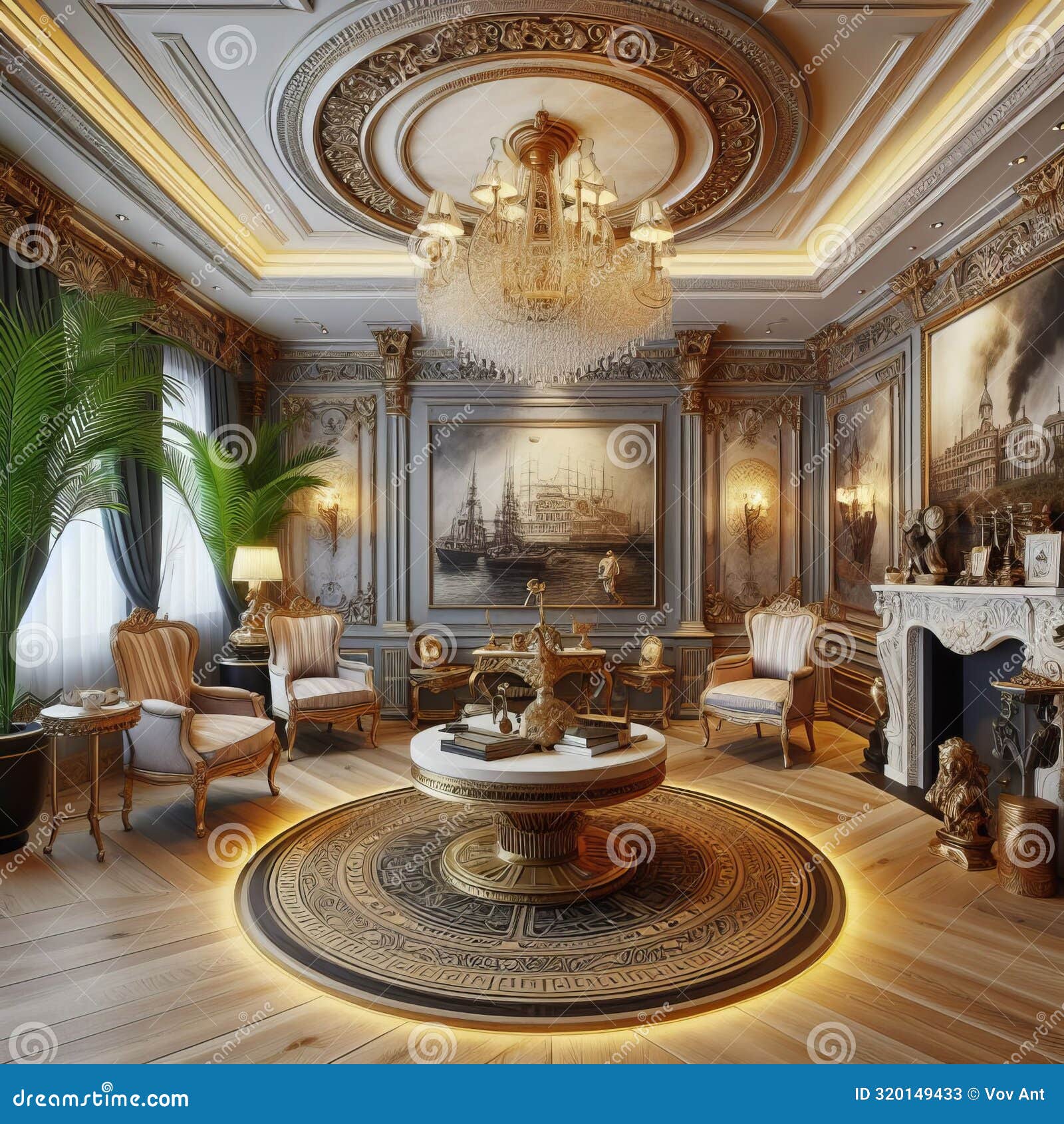 Interior Design in the Style of Eclecticism a Mix of Different Stock ...