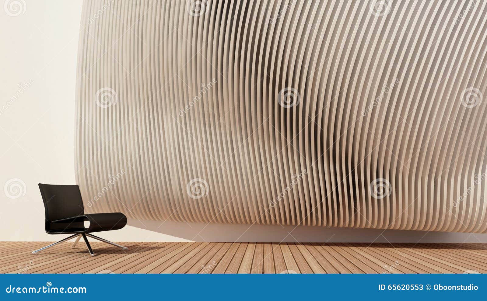 Interior Design Wall 3d Rendering Images Stock Illustration ...