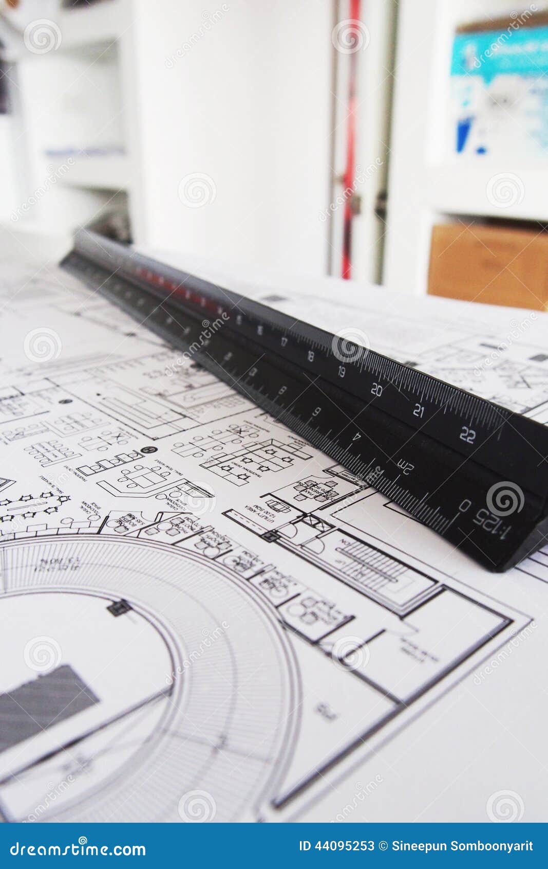 Interior designer tool stock image. Image of pencil, interior - 44095253
