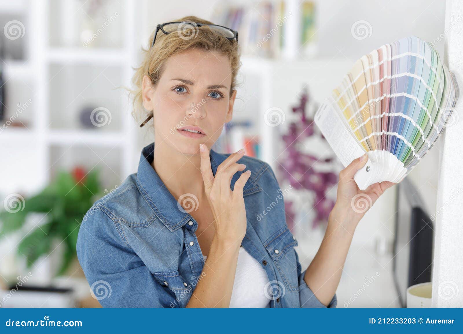 Interior Designer Working on Project Stock Image - Image of creativity ...