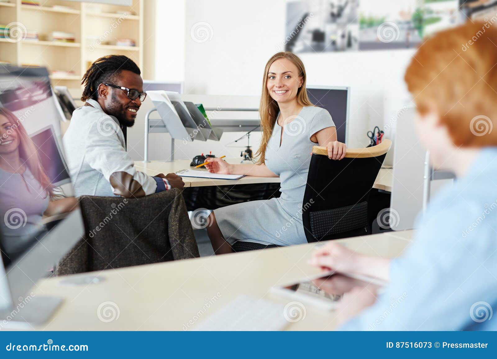 Interior Designers Having Brainstorm Stock Image - Image of team ... Interior Designers Having Brainstorm Stock Image - Image of team ...
