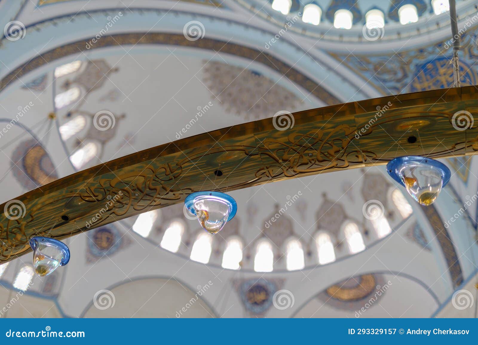 Interior Details of the Largest Turkish Mosque Stock Image - Image of ...
