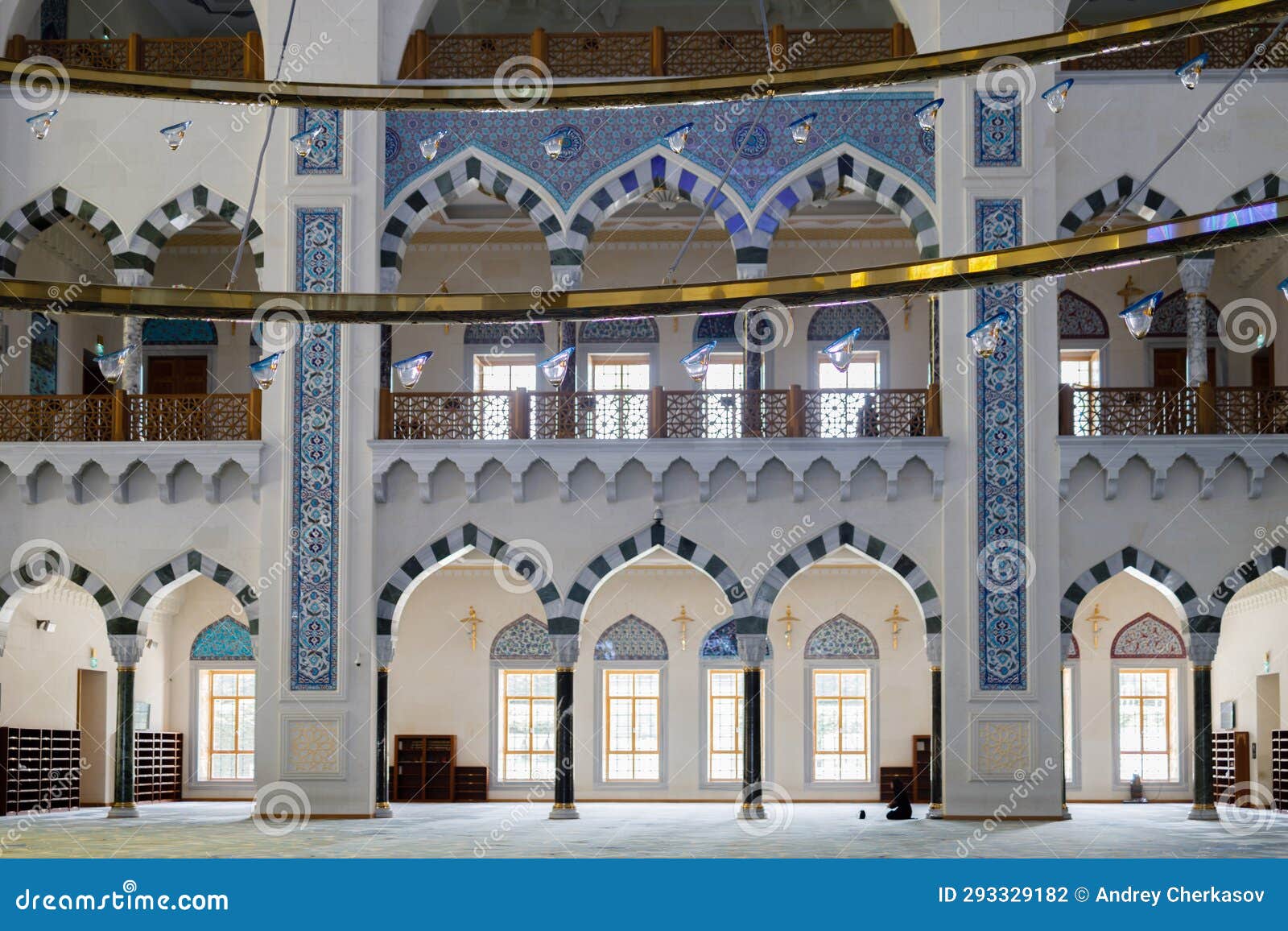 Interior Details of the Largest Turkish Mosque Stock Photo - Image of ...